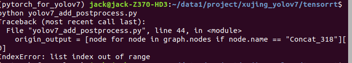 请问大佬，我照你流程遇到问题 · Issue #4 · DataXujing/YOLOv7 · GitHub