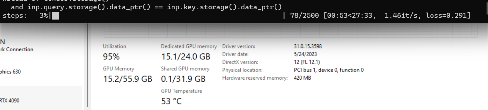 SDXL Lora training Extremely slow on Rtx 4090 · Issue #1288 · bmaltais ...