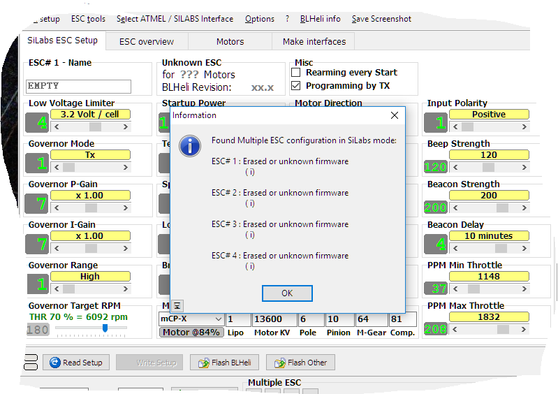 ESC Read Setup not working · Issue #138 · blheli-configurator/blheli ...