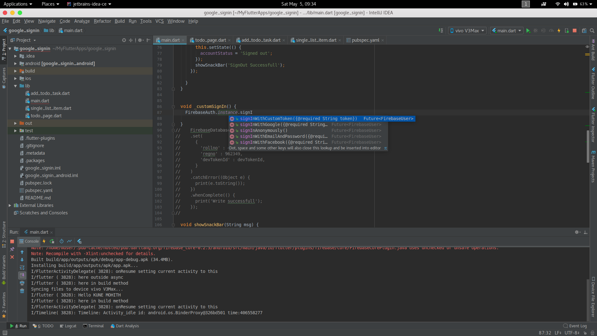 Add Android Firebase phone number authentication by alibitek · Pull ...