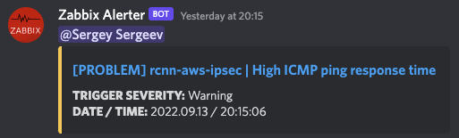 GitHub - Dweller13/discord-zabbix-alerter: Working Discord Alerter for Zabbix Server 5.0+