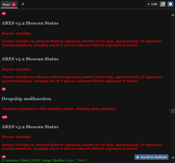 The queen / Shrike can somehow spam the marines, if they try to call down the alamo after it was ...