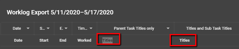 Export Worklog Titles are repeating Titles · Issue #371 · johannesjo ...