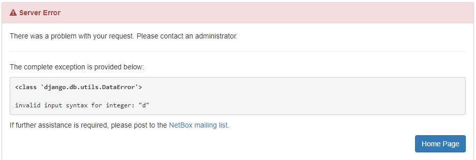 Error with Postgres request when opening Racks or Devices · Issue #2058 · netbox-community ...