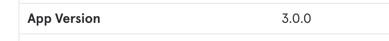 ` App Version String ` Is Being Set As The Version Of The Sdk Rather Than The Version Of The App