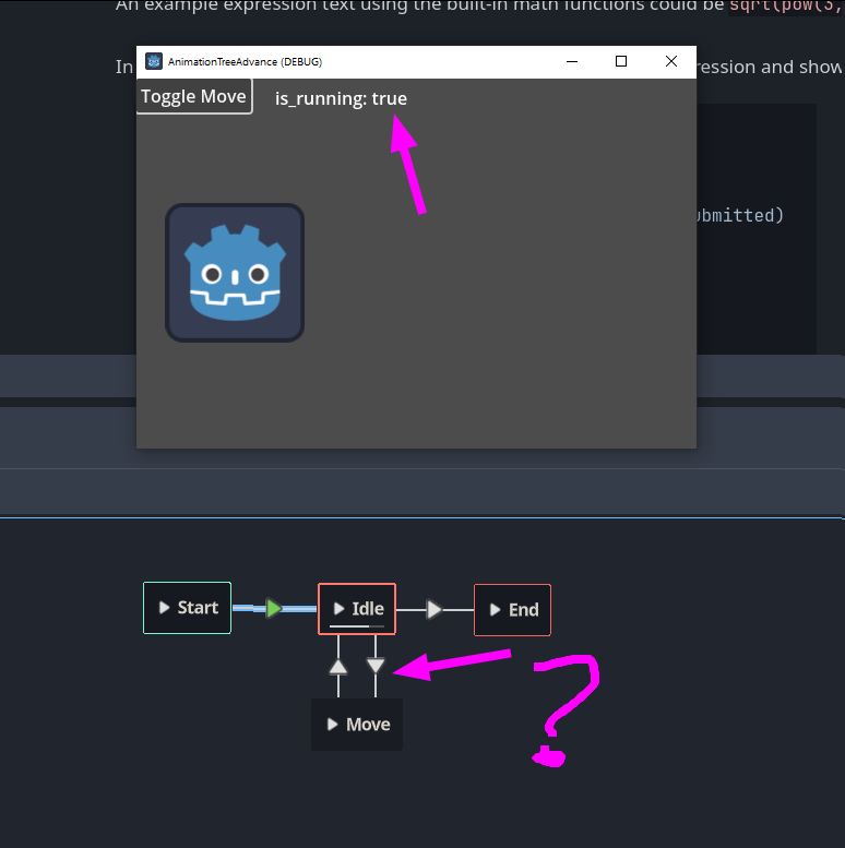 AnimationTree Advance Expression is ignored (State Machine Tree transition never happens ...