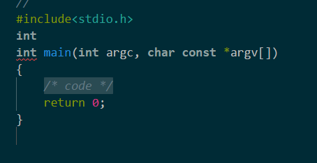 c++自动补全main函数重复出现两个int · Issue #49520 · microsoft/vscode · GitHub