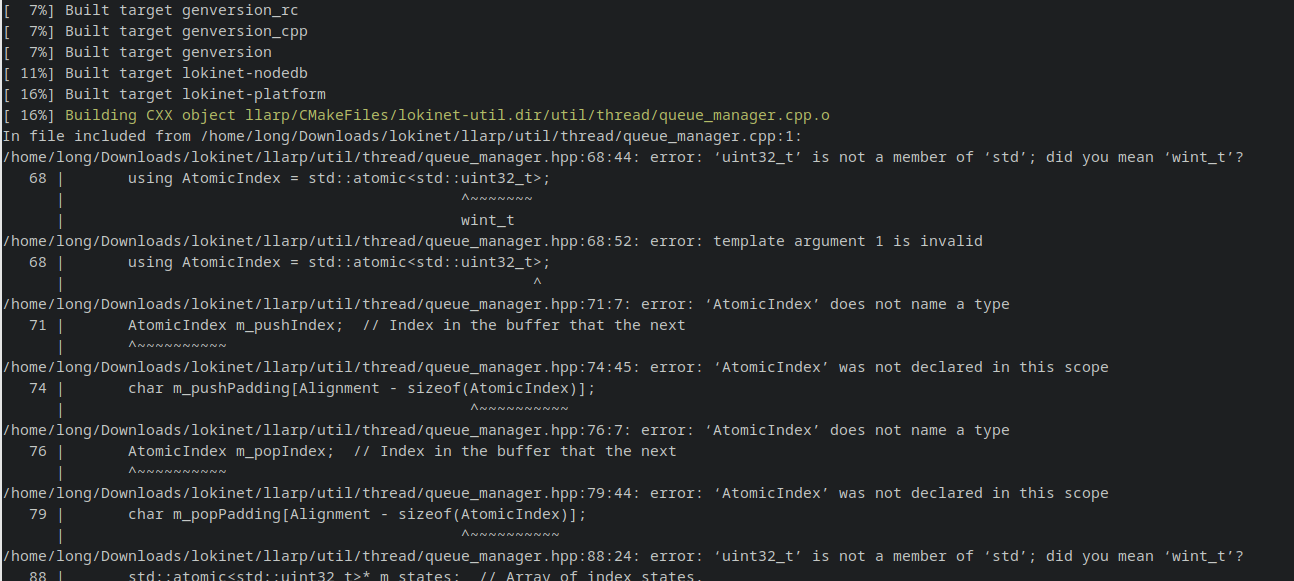 unable to build with cmake from source · Issue #2172 · oxen-io/lokinet · GitHub