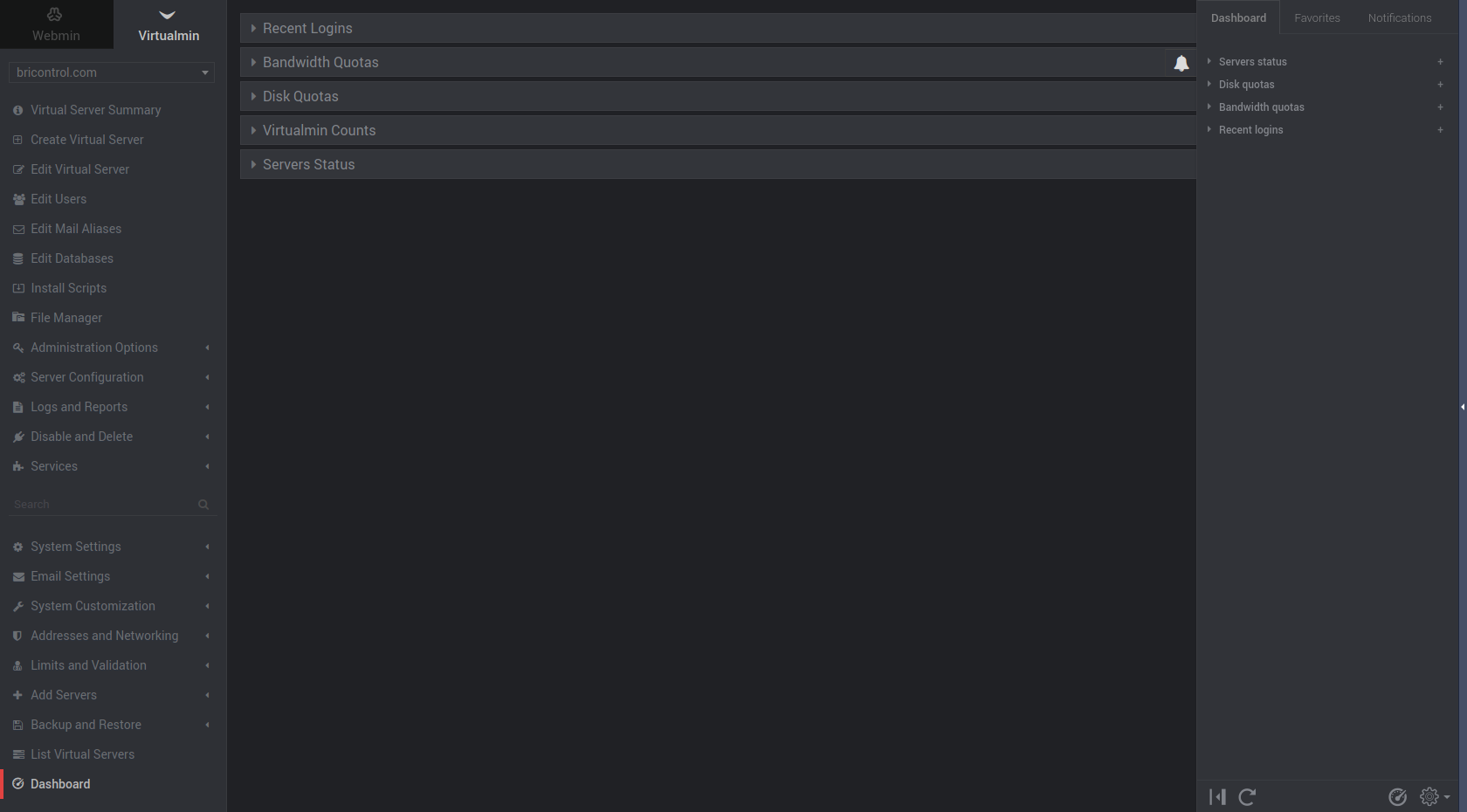 No system information · Issue #67 · virtualmin/virtualmin-gpl · GitHub