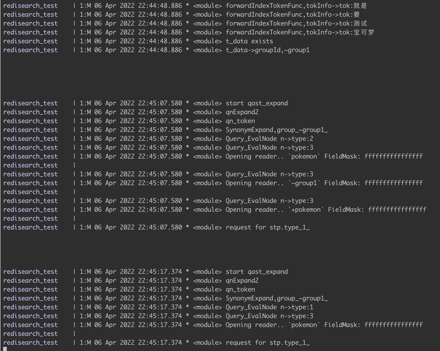 Synonym not working with Chinese · Issue #2698 · RediSearch/RediSearch · GitHub