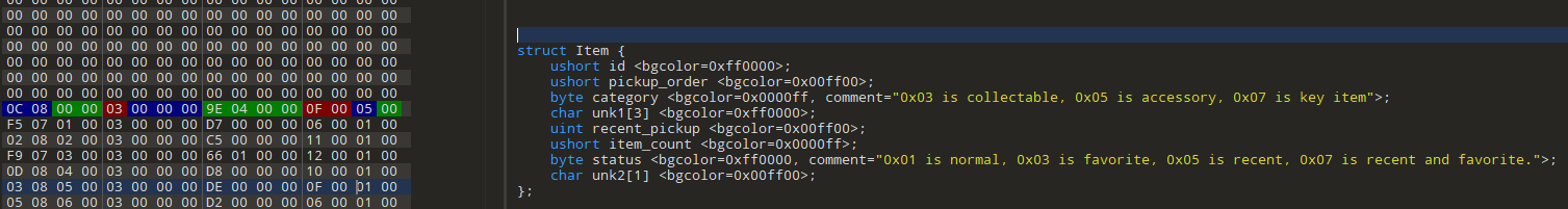 Structure for items · Issue #5 · turtle-insect/Xenoblade3 · GitHub