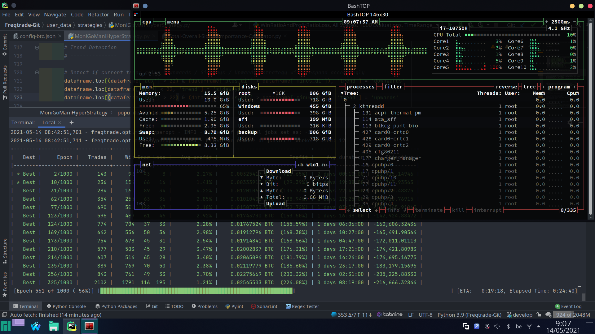 🐞 Bug - HyperOpt Memory Leak - `TerminatedWorkerError` with exit code `SIGKILL(-9), ERROR 1 ...