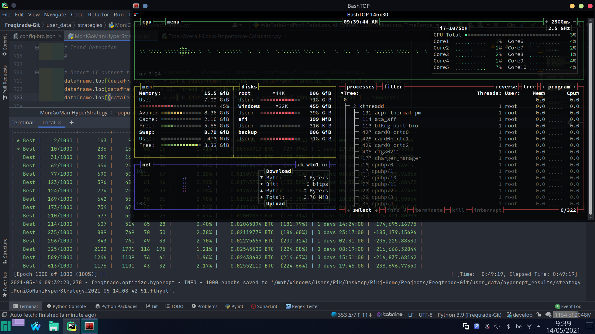 🐞 Bug - HyperOpt Memory Leak - `TerminatedWorkerError` with exit code `SIGKILL(-9), ERROR 1 ...