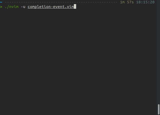 No completion event is triggered when popup just disappeared but ...