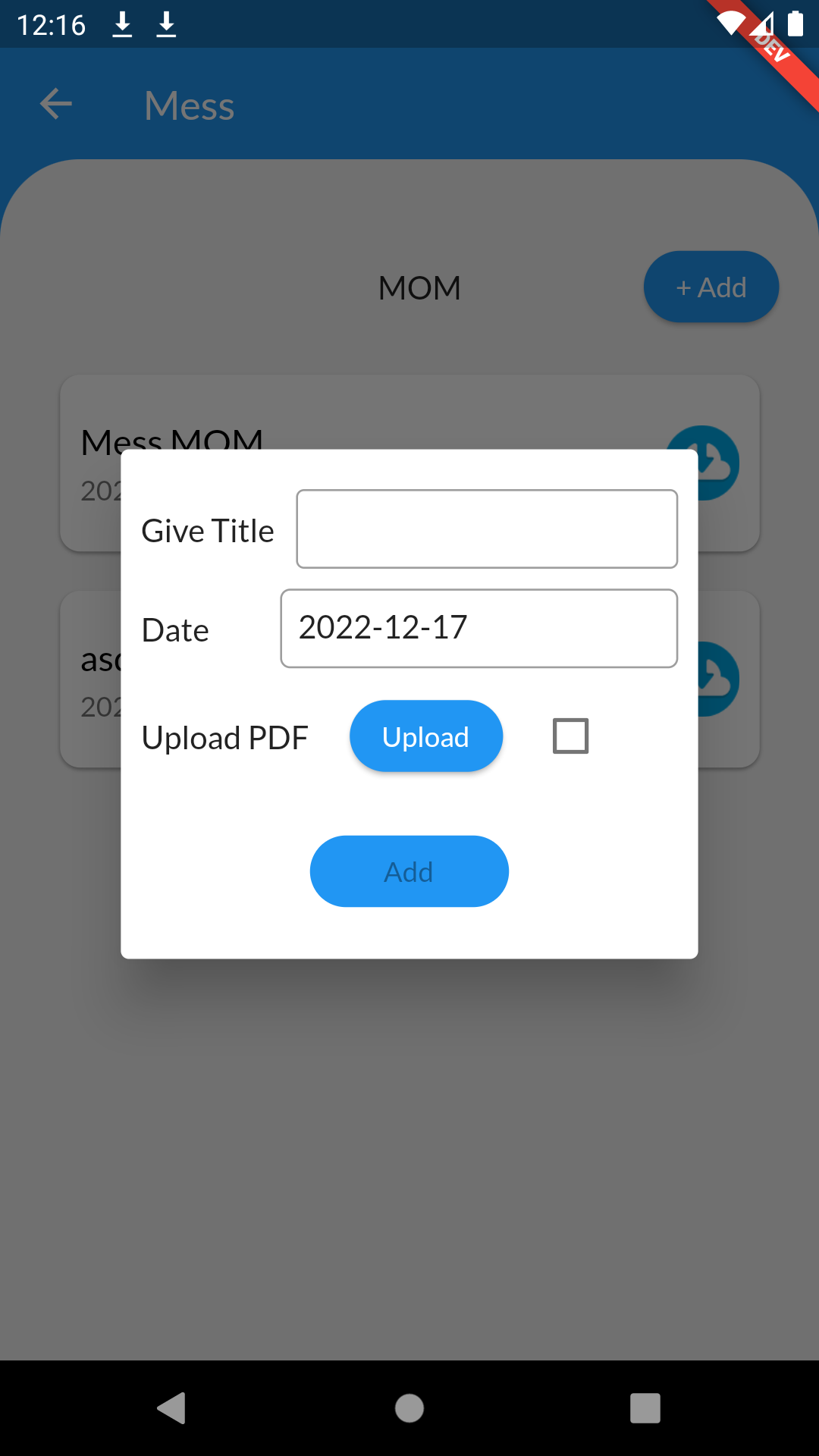 Mess MOM and Tender Date picker doesnot work correctly · Issue #98 · iraapp/ira · GitHub