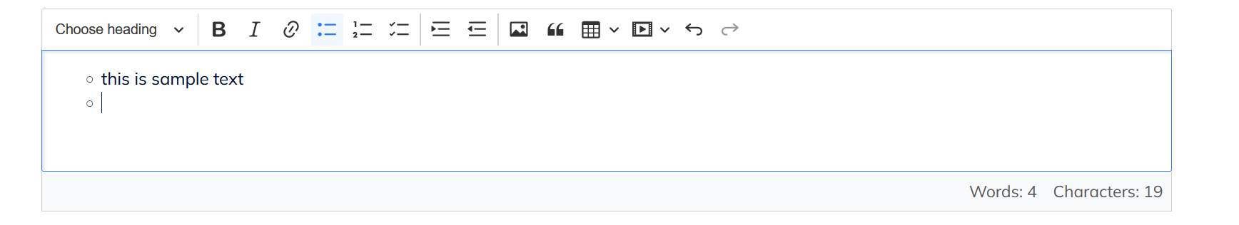 number/bullet list is removed when we execute enter command after insert data · Issue #12837 ...
