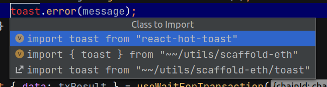 Hiding toast from "react-hot-toast" · Issue #138 · scaffold-eth/scaffold-eth-2 · GitHub