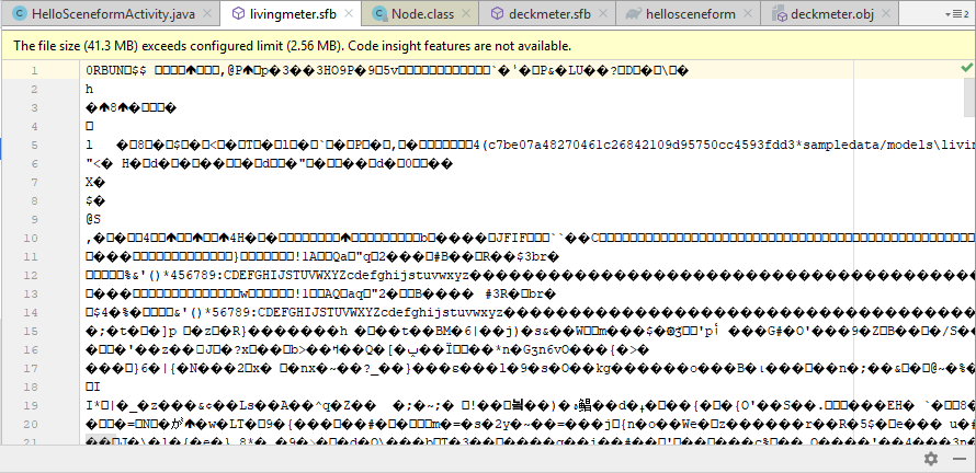 After generating sfb file it shows corrupted in android studio!!! · Issue #930 · google-ar ...