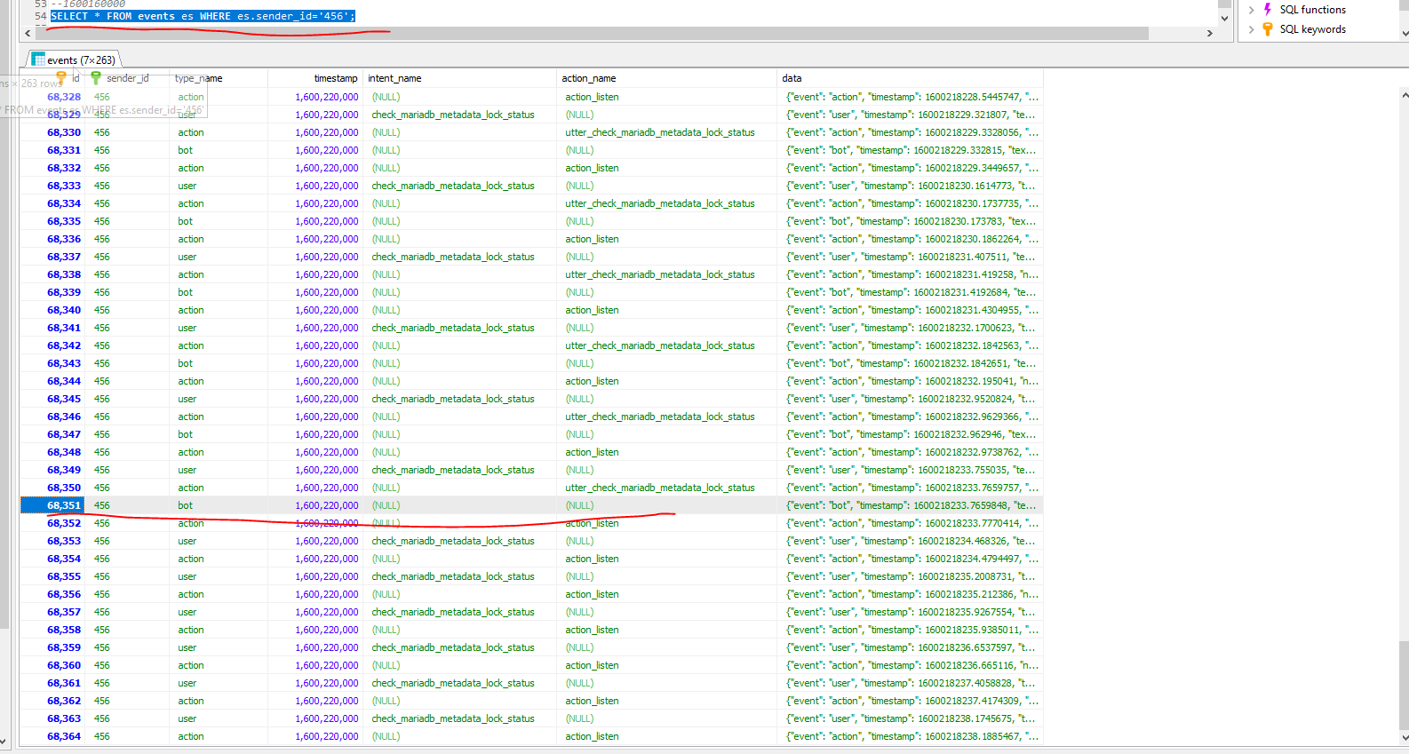 Tracker database query statement problems · Issue #6673 · RasaHQ/rasa · GitHub