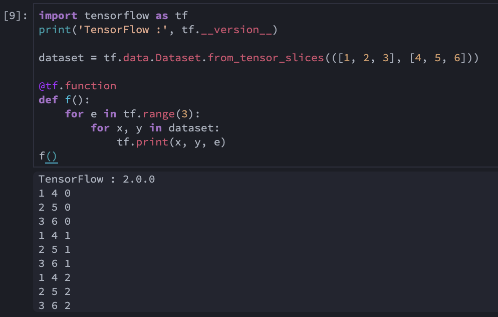 tf.range + for x,y in dataset issue · Issue #34519 · tensorflow/tensorflow · GitHub