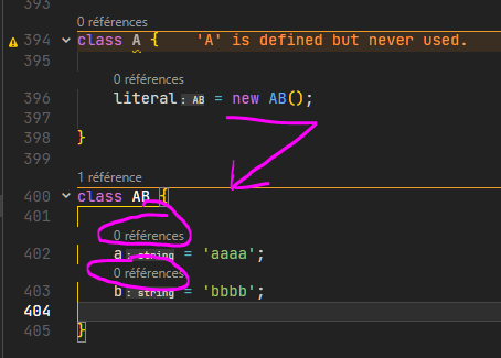Show reference counter link for literal const · Issue #148986 · microsoft/vscode · GitHub