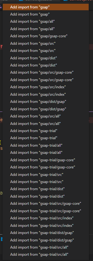 "moduleResolution": "Node" make global access gsap sub module · Issue ...