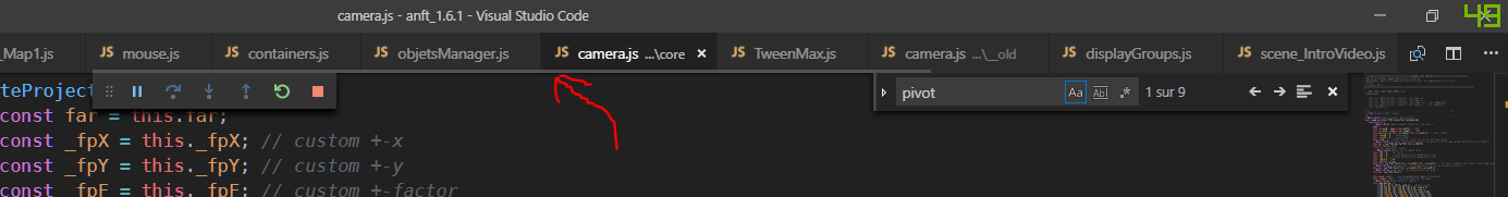 horizontal scrollbar padding hit zone Y ? · Issue #65745 · microsoft/vscode · GitHub