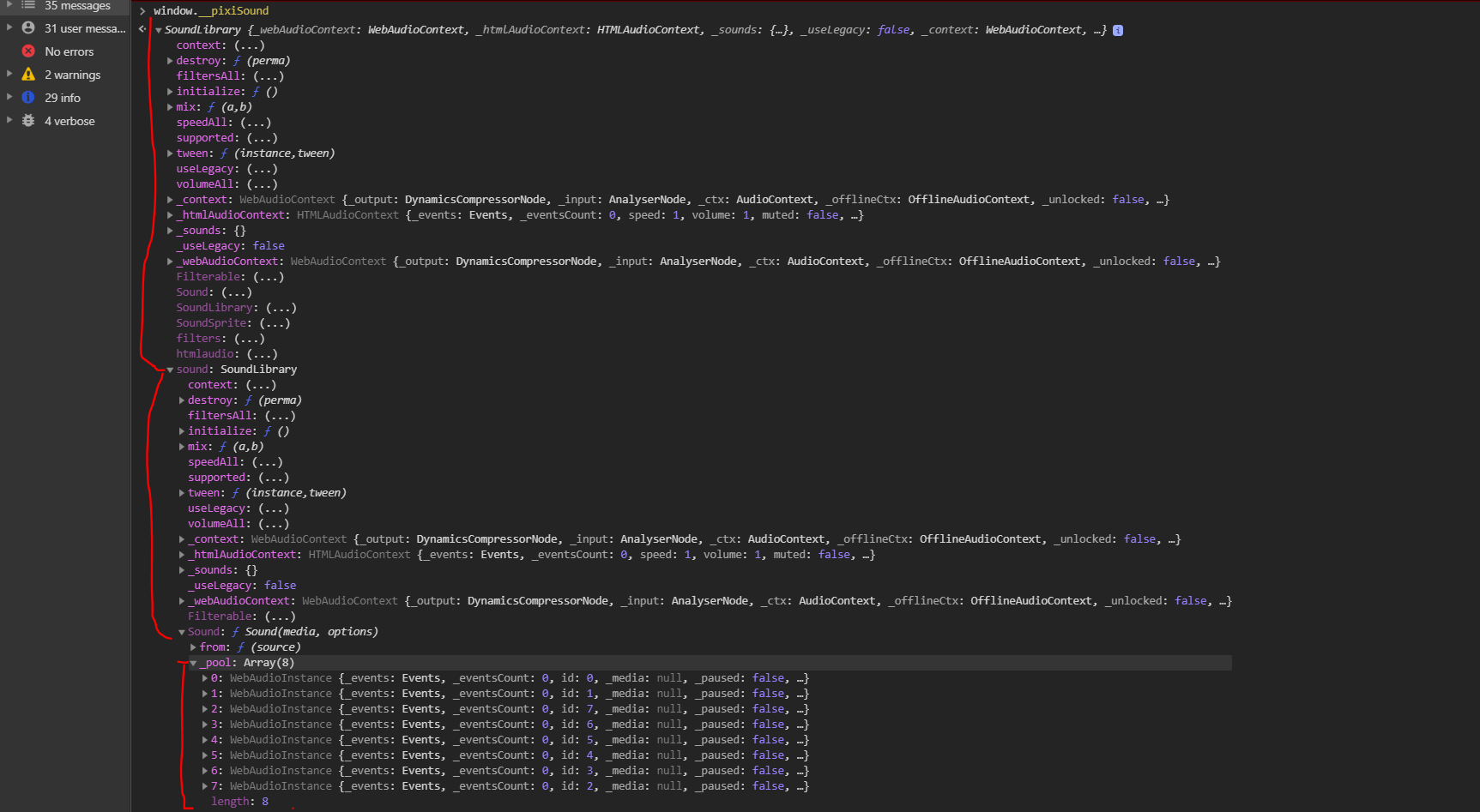 Memory leak? · Issue #94 · pixijs/sound · GitHub