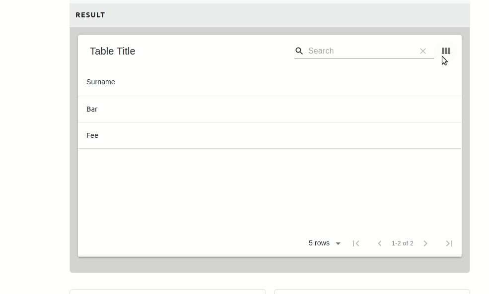 Problem With Hiding Columns In Column Selector · Issue 117 · Material Table Core Core · Github