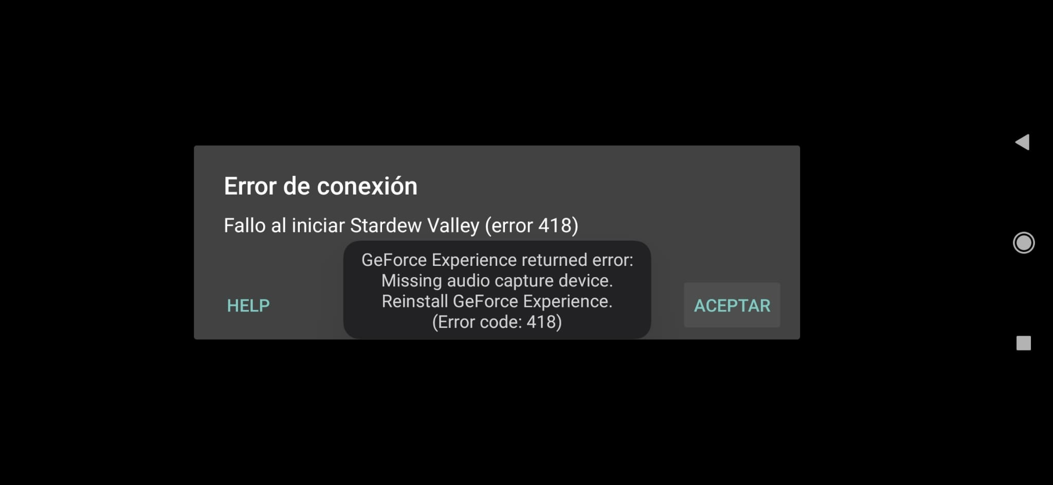 Error 418 · Issue #831 · moonlight-stream/moonlight-android · GitHub