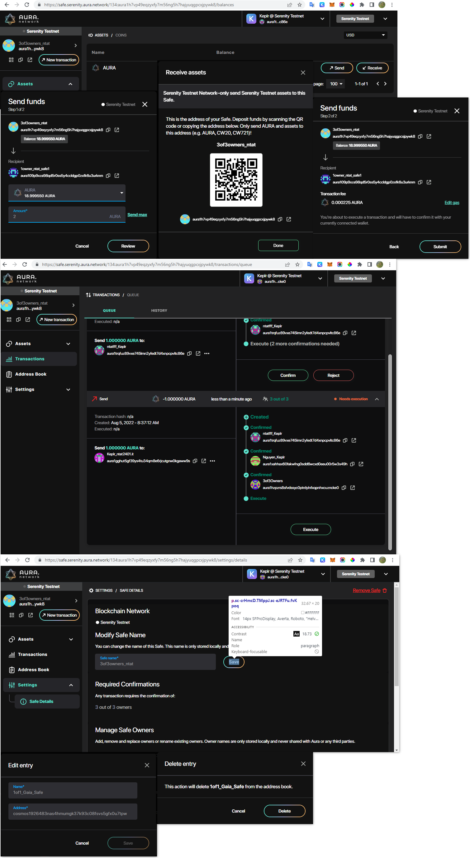 [Aura-Safe][General] Display text, size, position of buttons incorrectly · Issue #169 · aura-nw ...