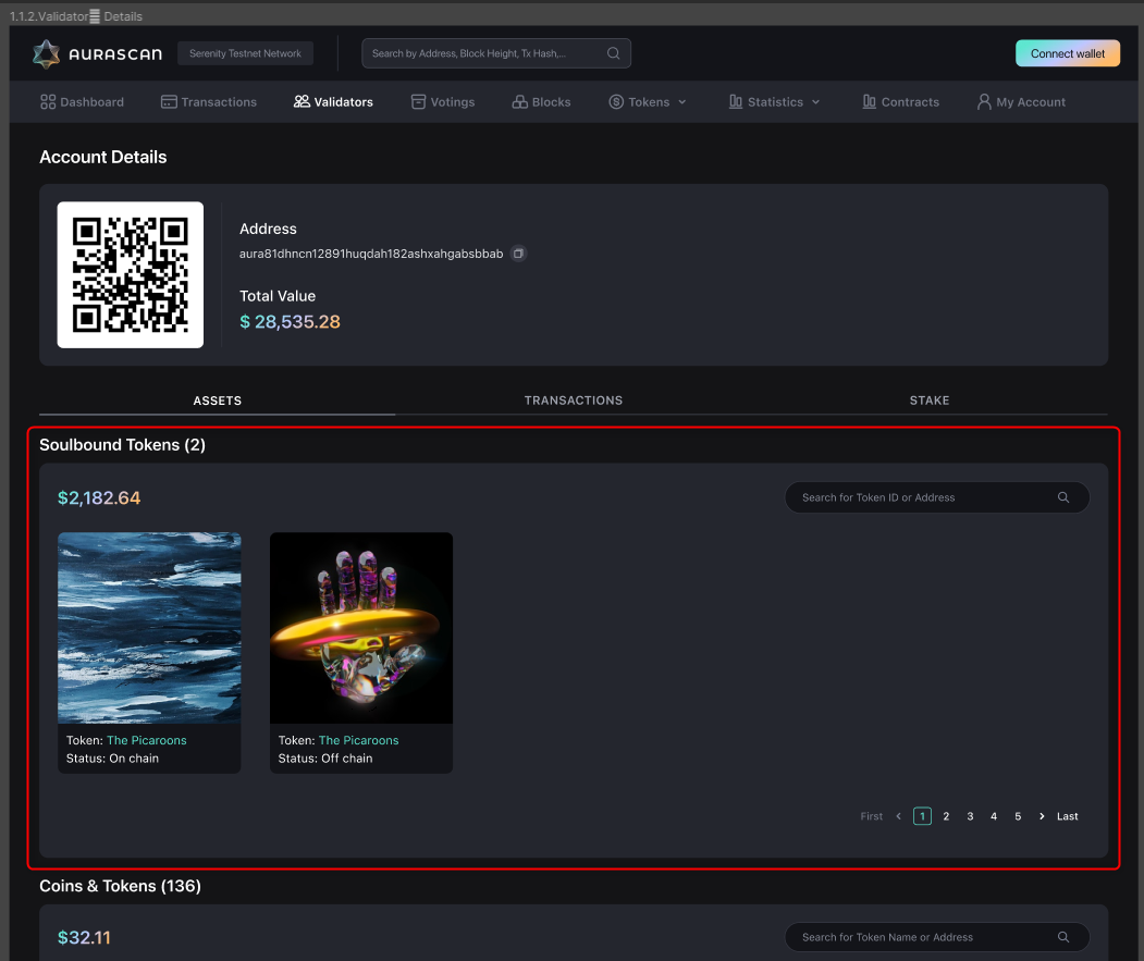 [Aurascan][Southbound] Add new Southbound layout · Issue #1047 · aura-nw/aurascan · GitHub