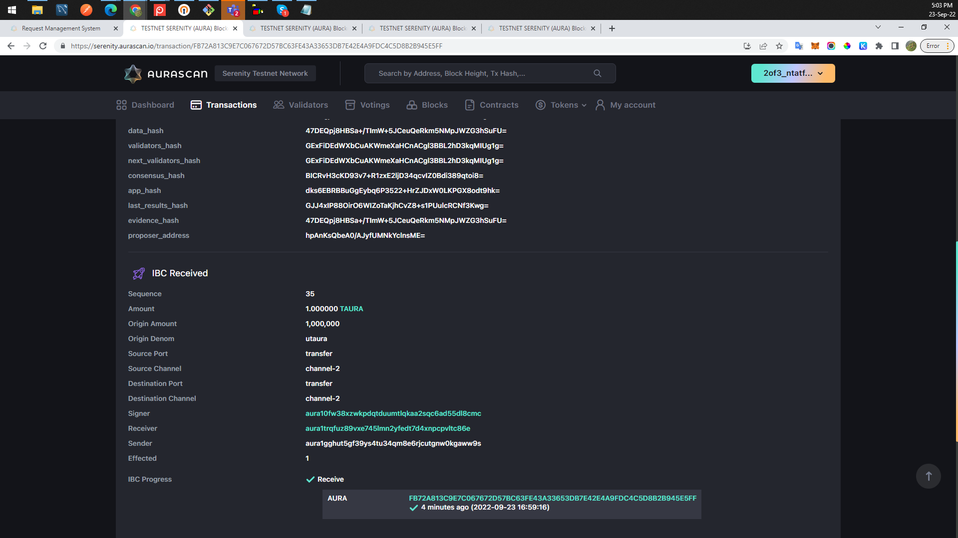 [Aurascan][IBCTransactions] Display incorrect symbol at IBC Received transaction · Issue #1025 ...