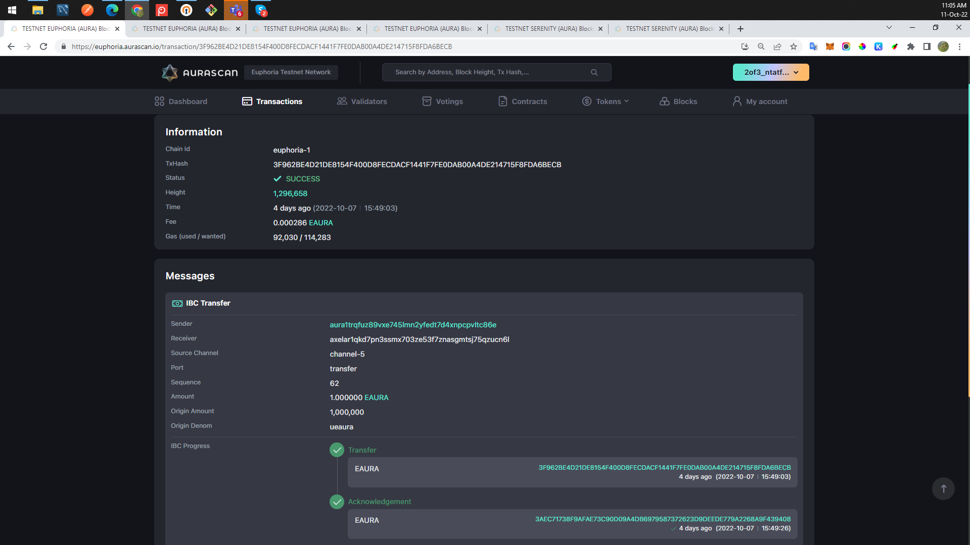 [Aurascan][IBCTransactions] Display incorrect symbol at IBC Received transaction · Issue #1025 ...