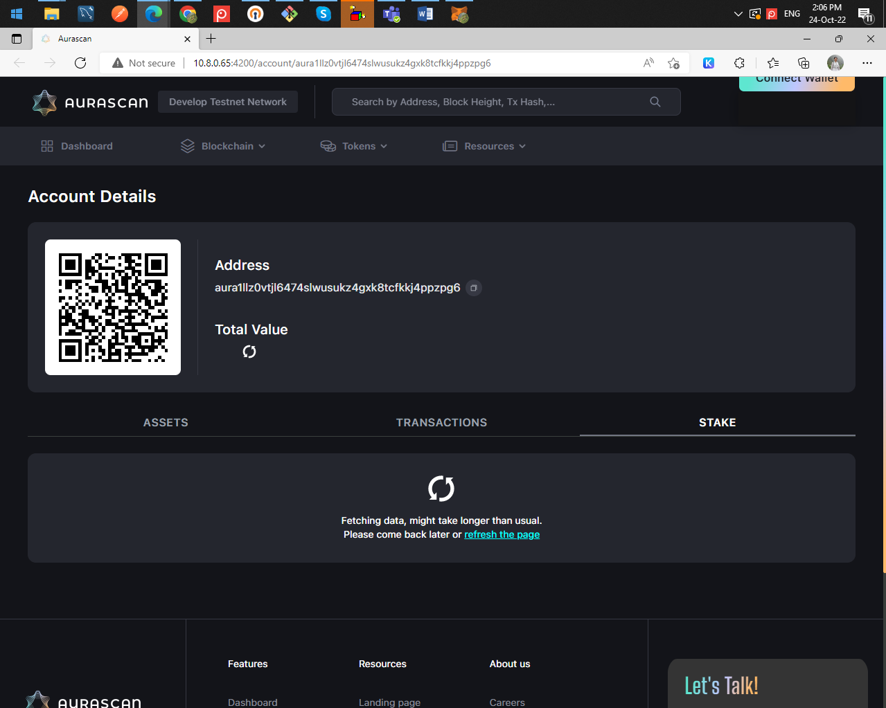 [Aurascan] My account loading process UX enhancement · Issue #1165 · aura-nw/aurascan · GitHub