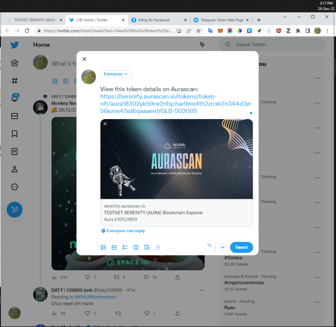 [Feature] Social share for NFT/SBT (Soulbound Token) · Issue #1396 · aura-nw/aurascan · GitHub