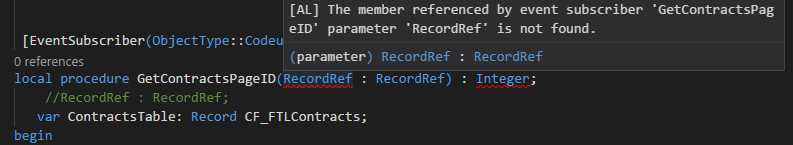 New request for Codeunit 700 · Issue #1608 · microsoft/AL · GitHub