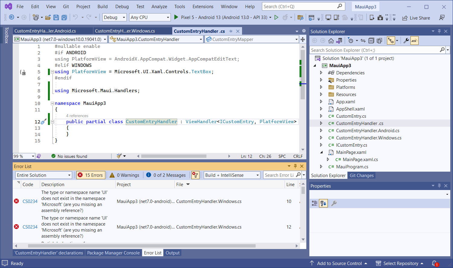 Maui Multi Targeting Is Completely Broken · Issue 13377 · Dotnetmaui · Github 