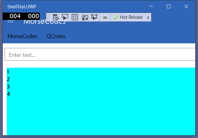 [Bug] UWP: Page layout is not updated correctly if the window is resized and the shell contains ...