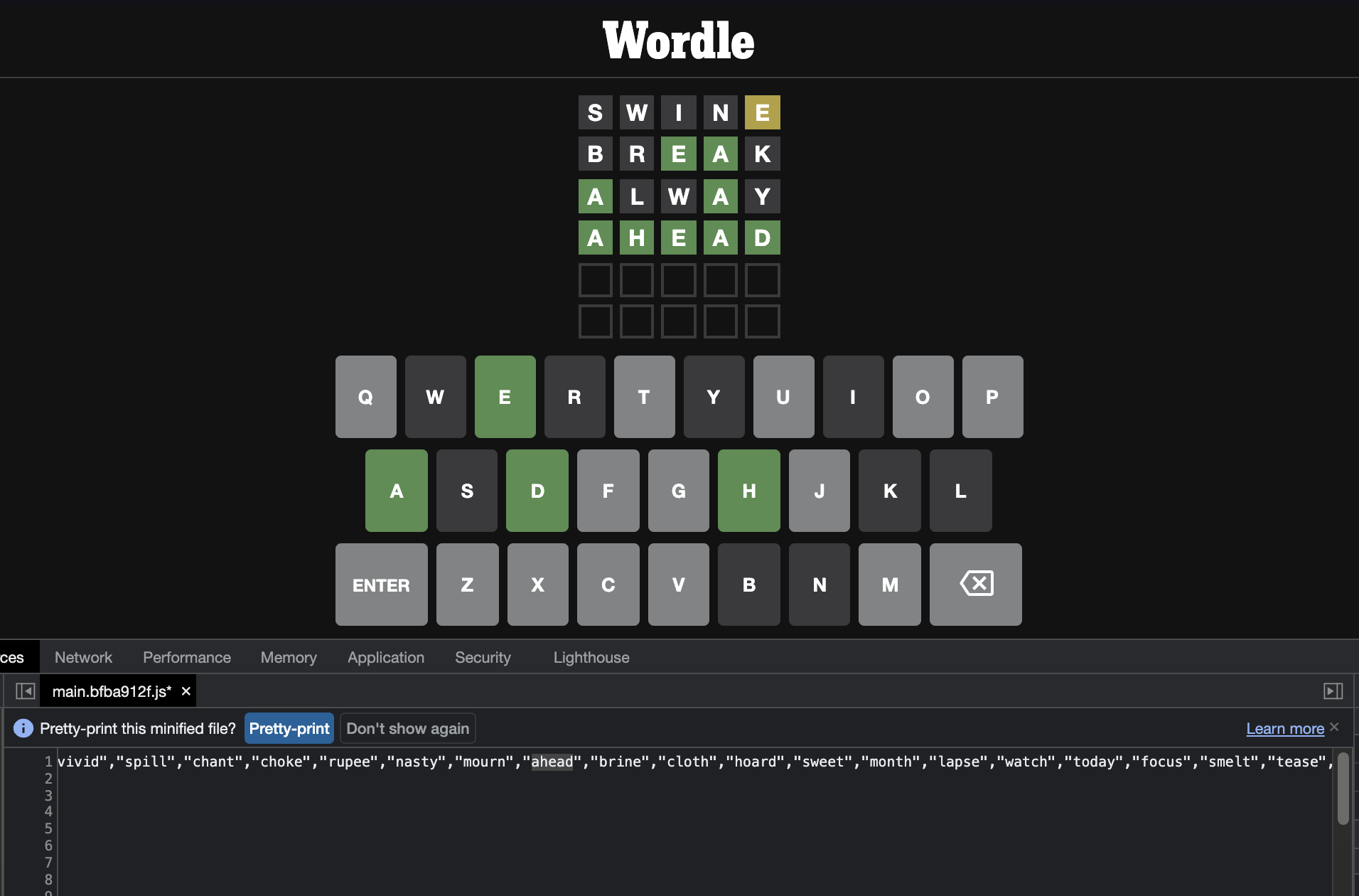 [SPOILER ALERT!!!] ATTENTION PLEASE. IT'S IMPORTANT TO YOU TO KNOW. · Issue #34 · narze/thwordle ...