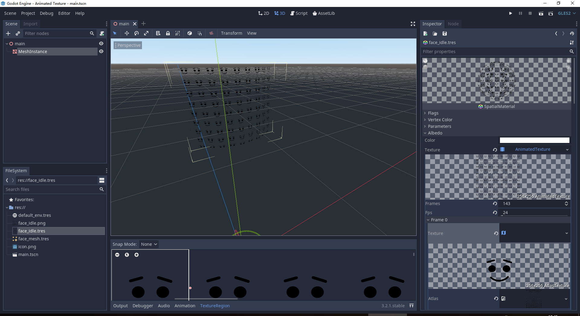 AnimatedTexture not working with AtlasTexture · Issue #37860 · godotengine/godot · GitHub