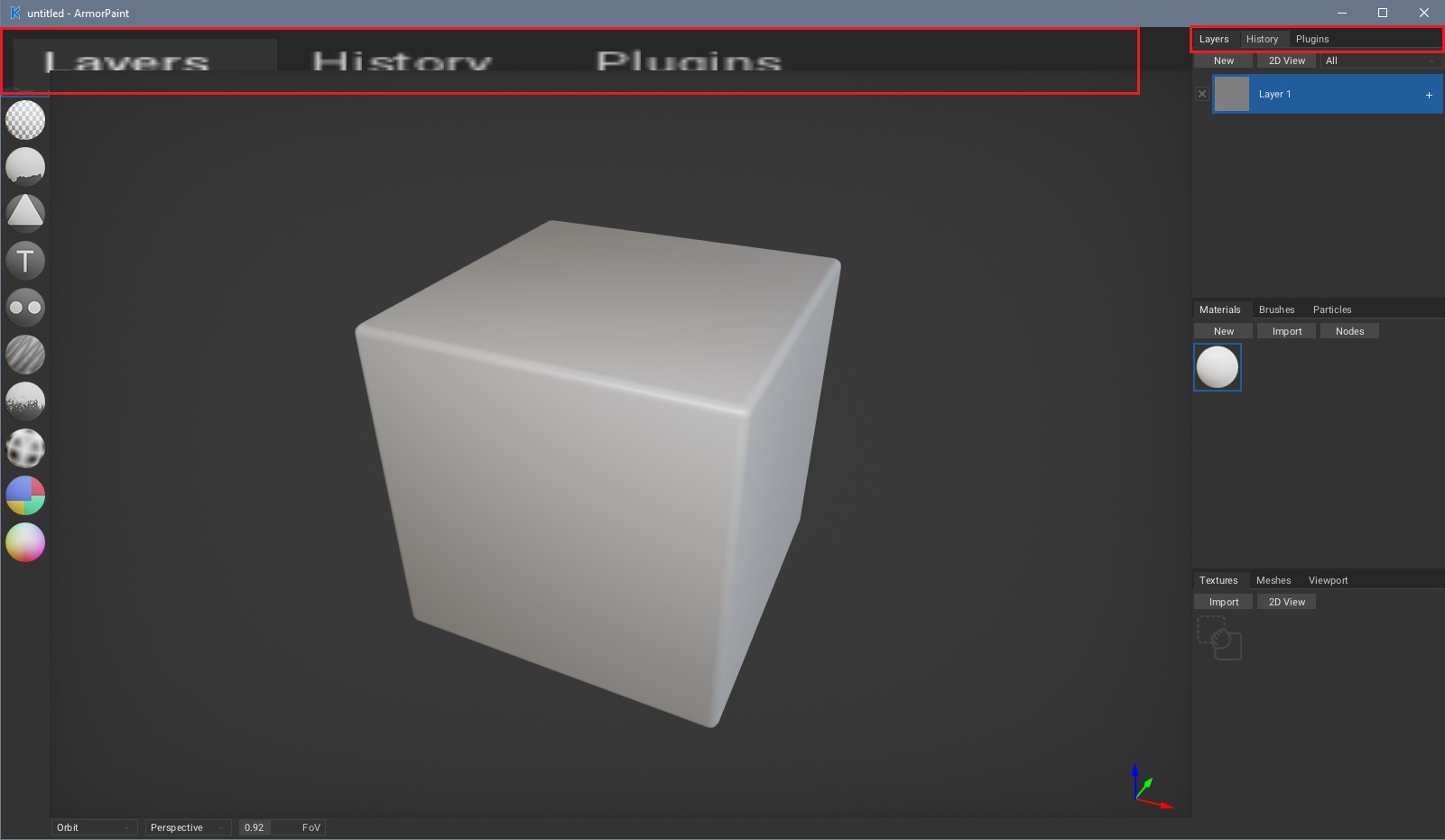 UI glitching (git version) · Issue #188 · armory3d/armortools · GitHub