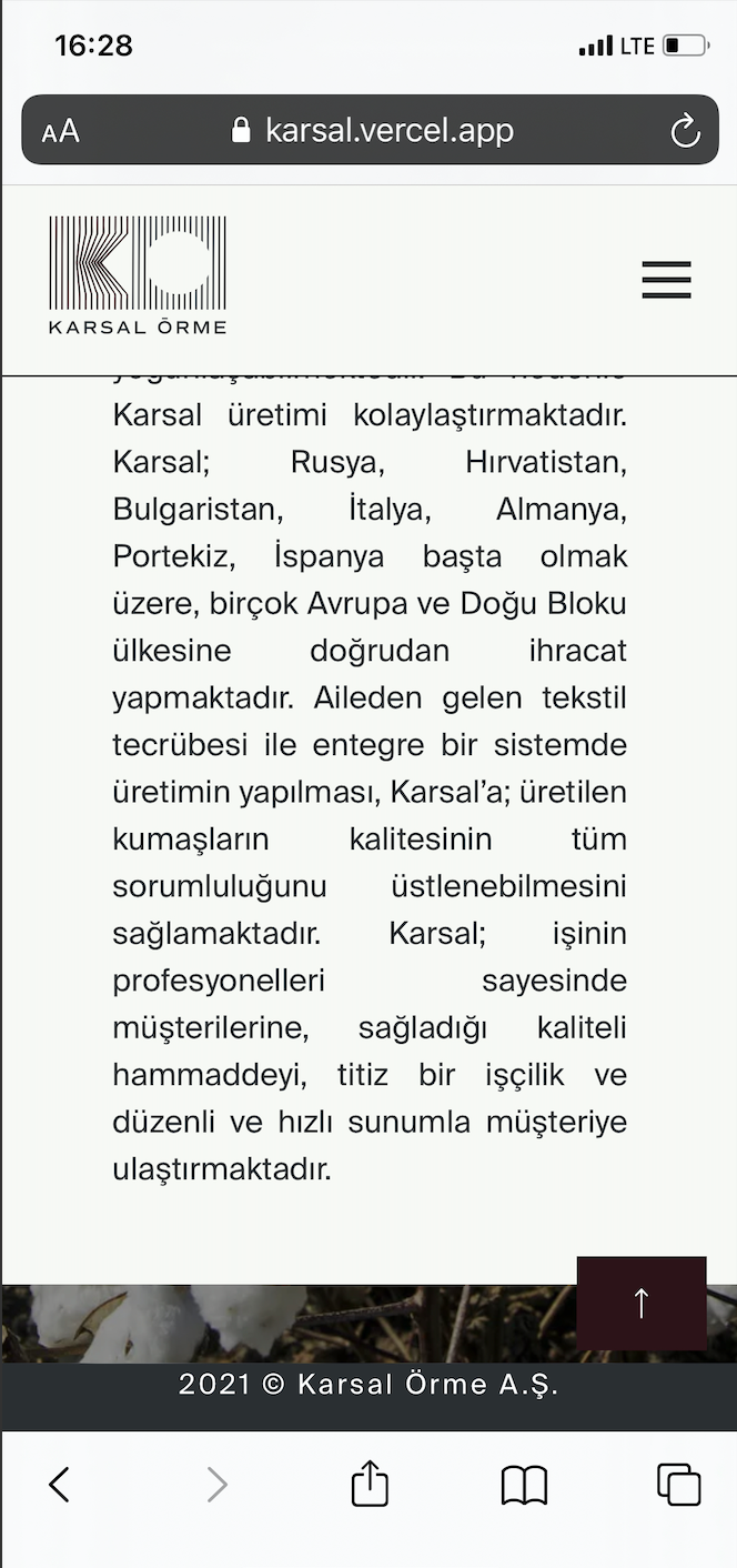 ⚠️ Fix the Scroll Problem in About Us Page ⚠️ · Issue #85 · damla/karsal · GitHub