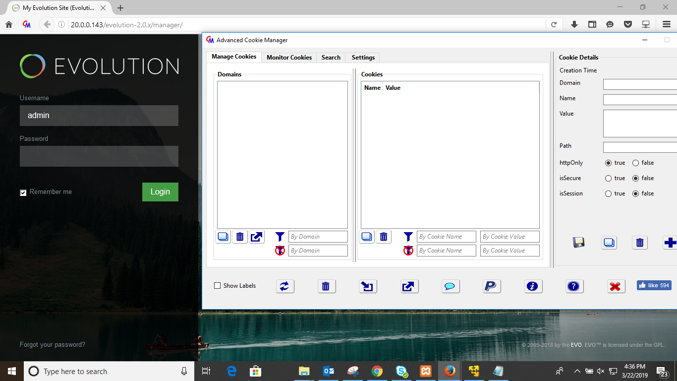 Session Hijacking Vulnerabilityin in Evolution CMS 2.0.x · Issue #1039 · evolution-cms/evolution ...