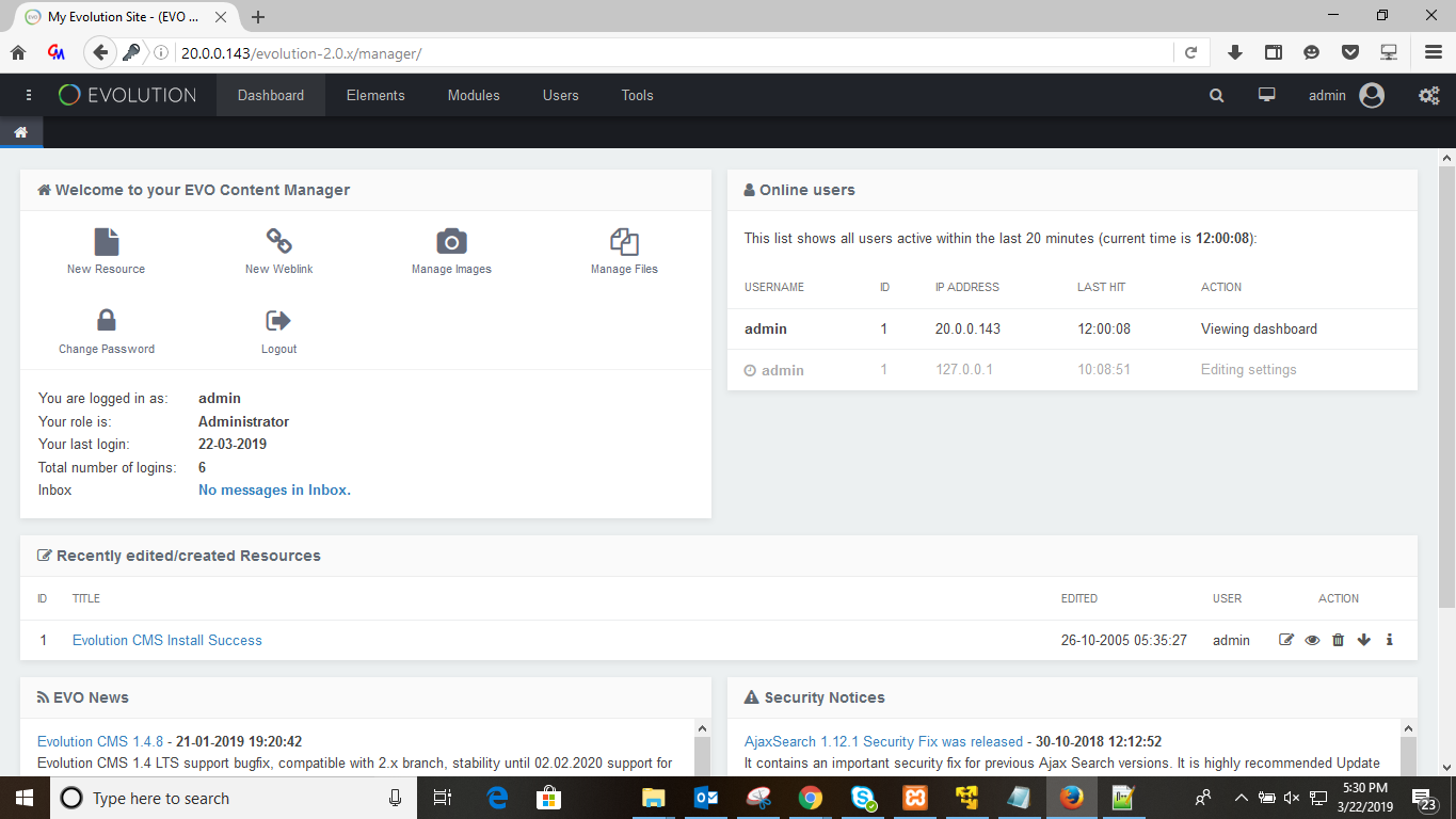Stored Cross Site Scripting · Issue #1041 · evolution-cms/evolution · GitHub