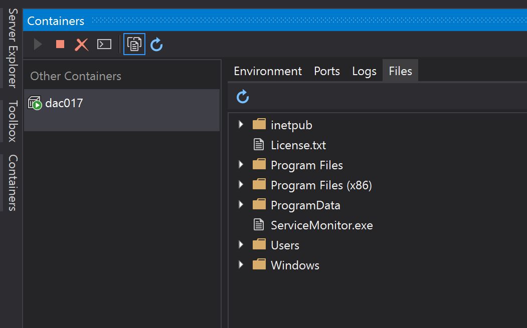 Keep directories on top when sorting by name. · Issue #200 · microsoft/DockerTools · GitHub
