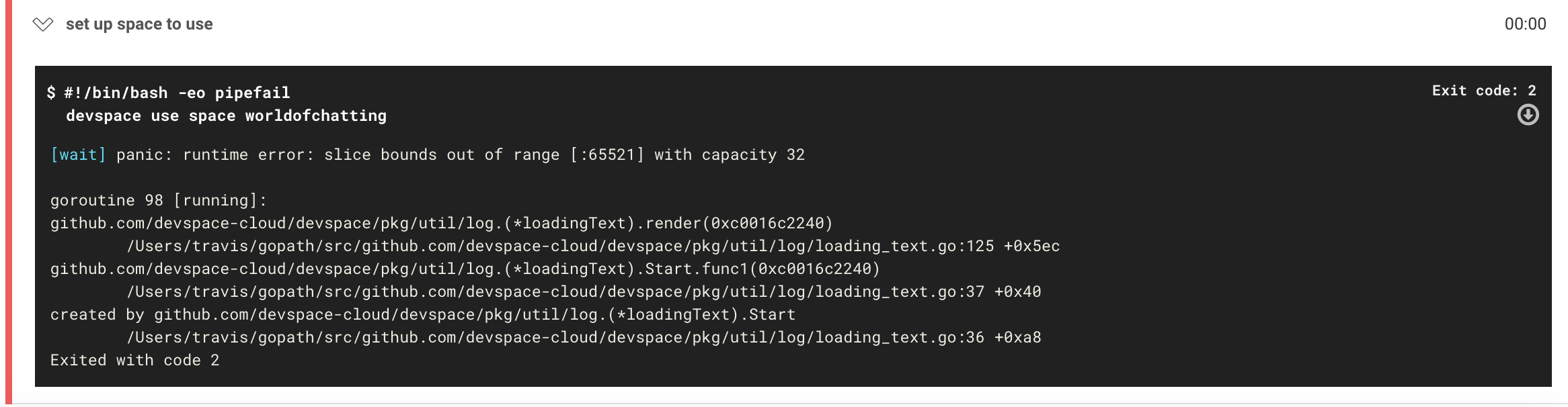 Unable to run "devspace use space" command in CircleCI build · Issue #763 · devspace-sh/devspace ...