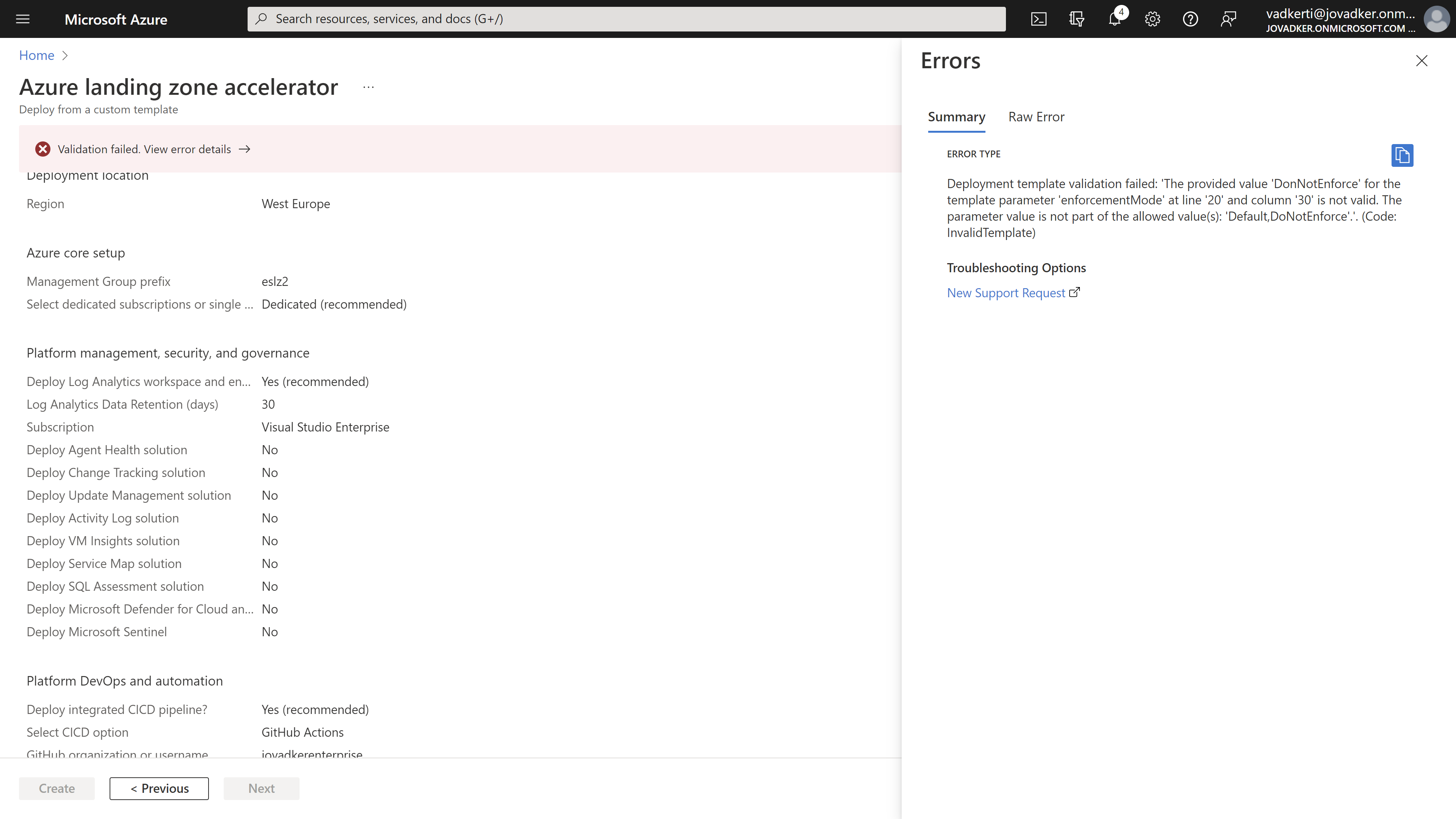 Azure Landing Zone Accelerator does not create GitHub CICD actions · Issue #911 · Azure ...