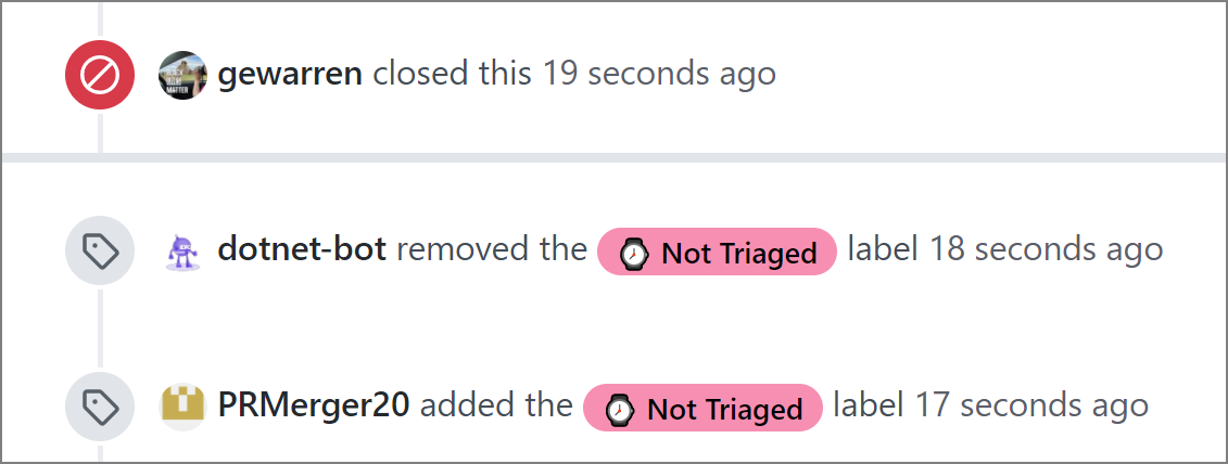 Prmerger Bot Overwrites Dotnet Bot · Issue 22082 · Dotnetdocs · Github 