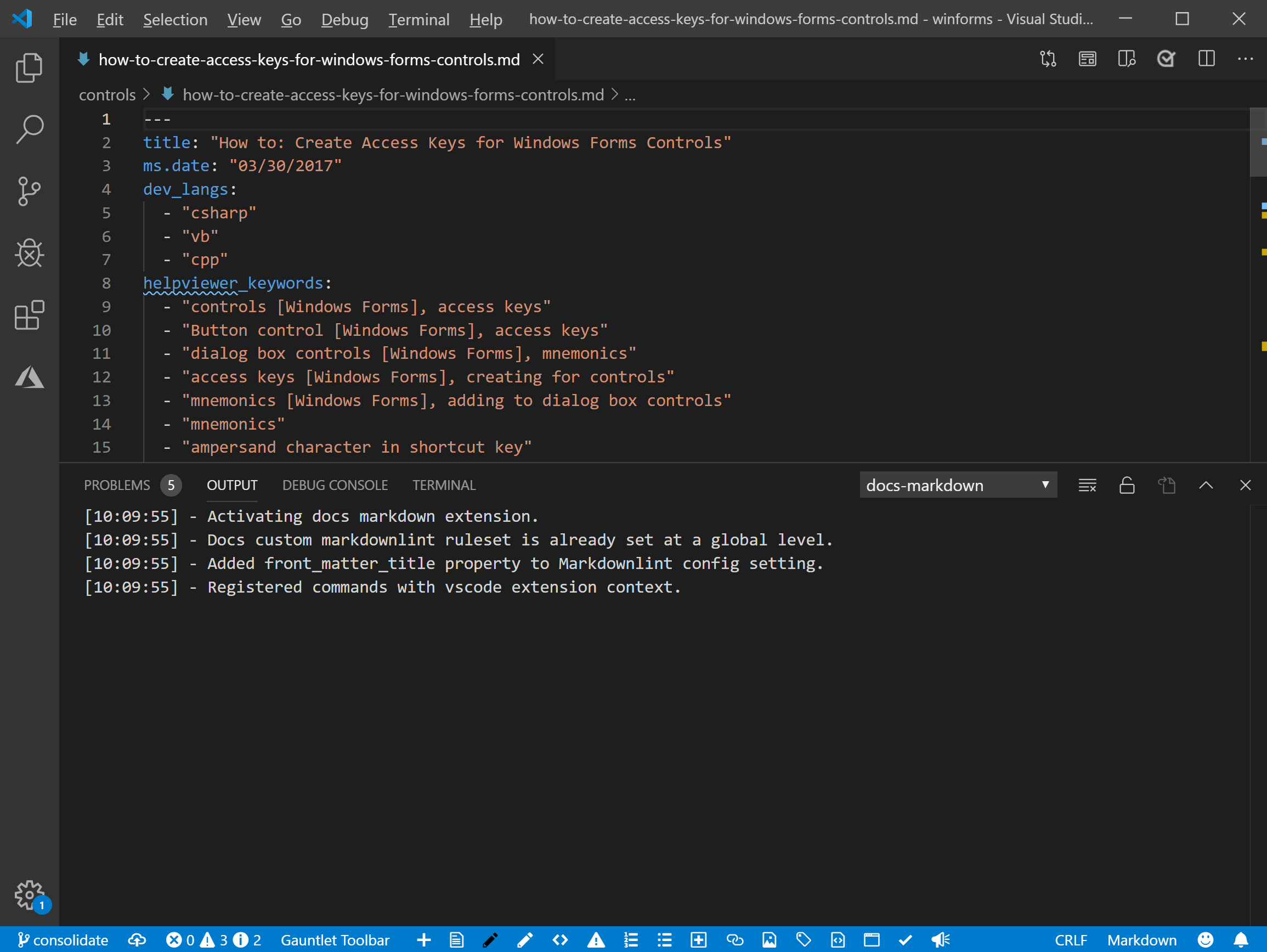 Extension Causes VS Code Output Window To Show Every Time Issue 294